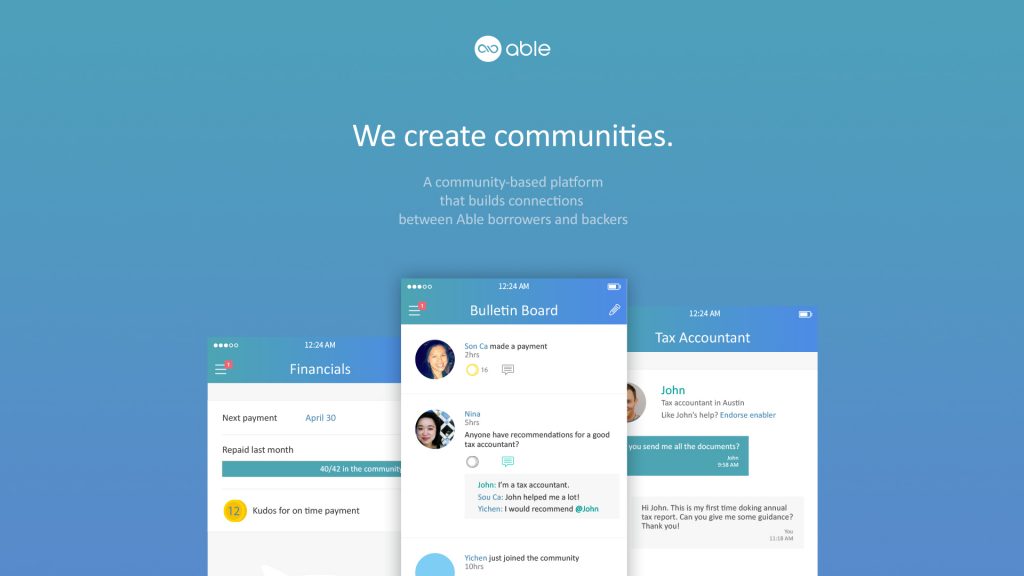 App design for able – Diwei Shou